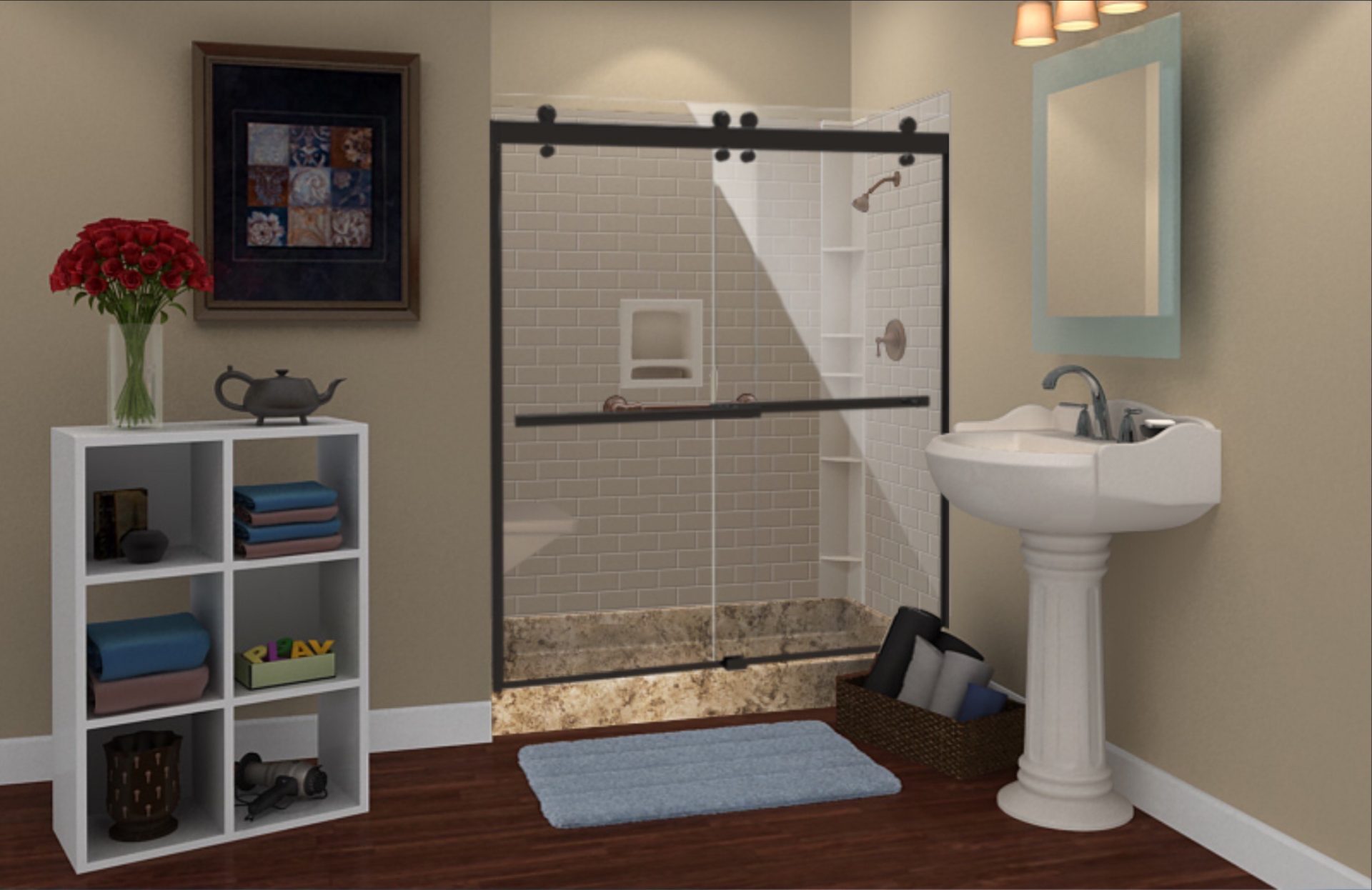 What Colors Work Well With My Modern Shower?