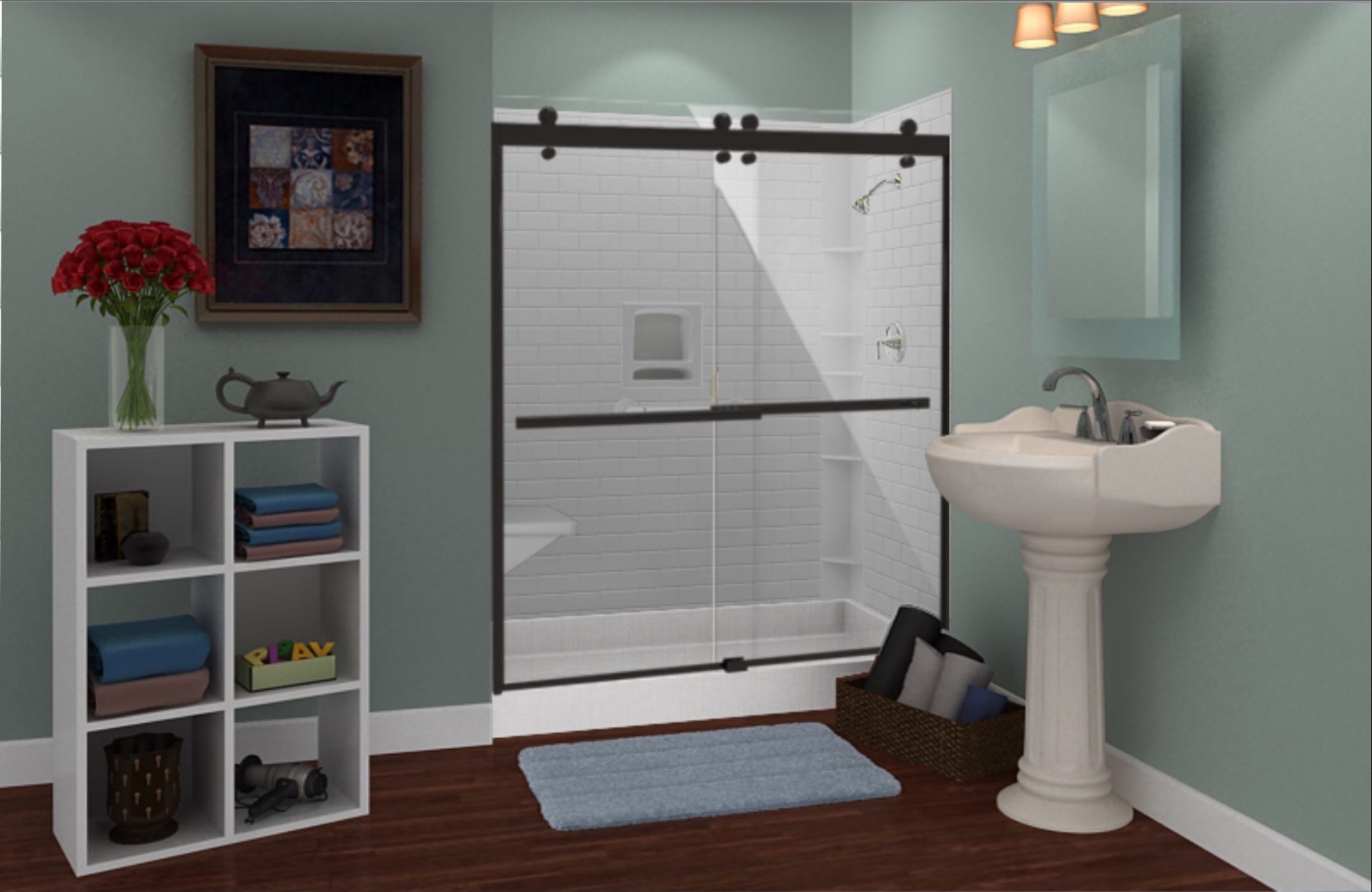 What Colors Work Well With My Modern Shower?